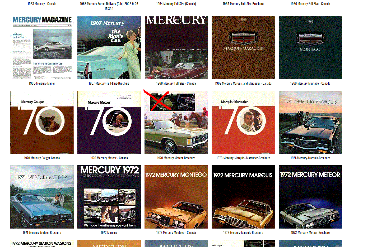 The Old Car Manual Project Brochure Collection