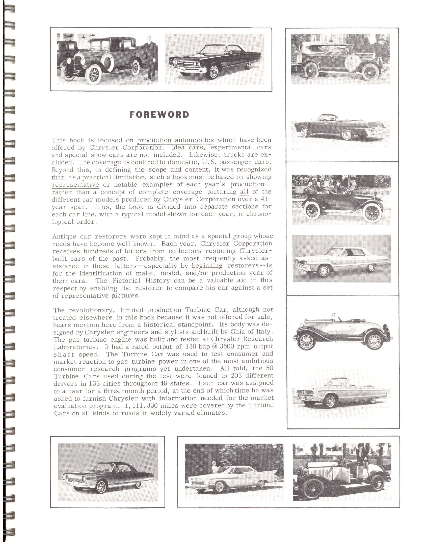 The Old Car Manual Project Brochure Collection