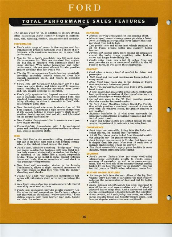 The Old Car Manual Project Brochure Collection