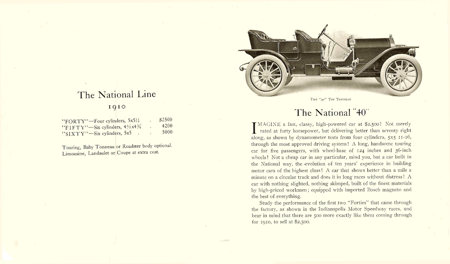The Old Car Manual Project Brochure Collection